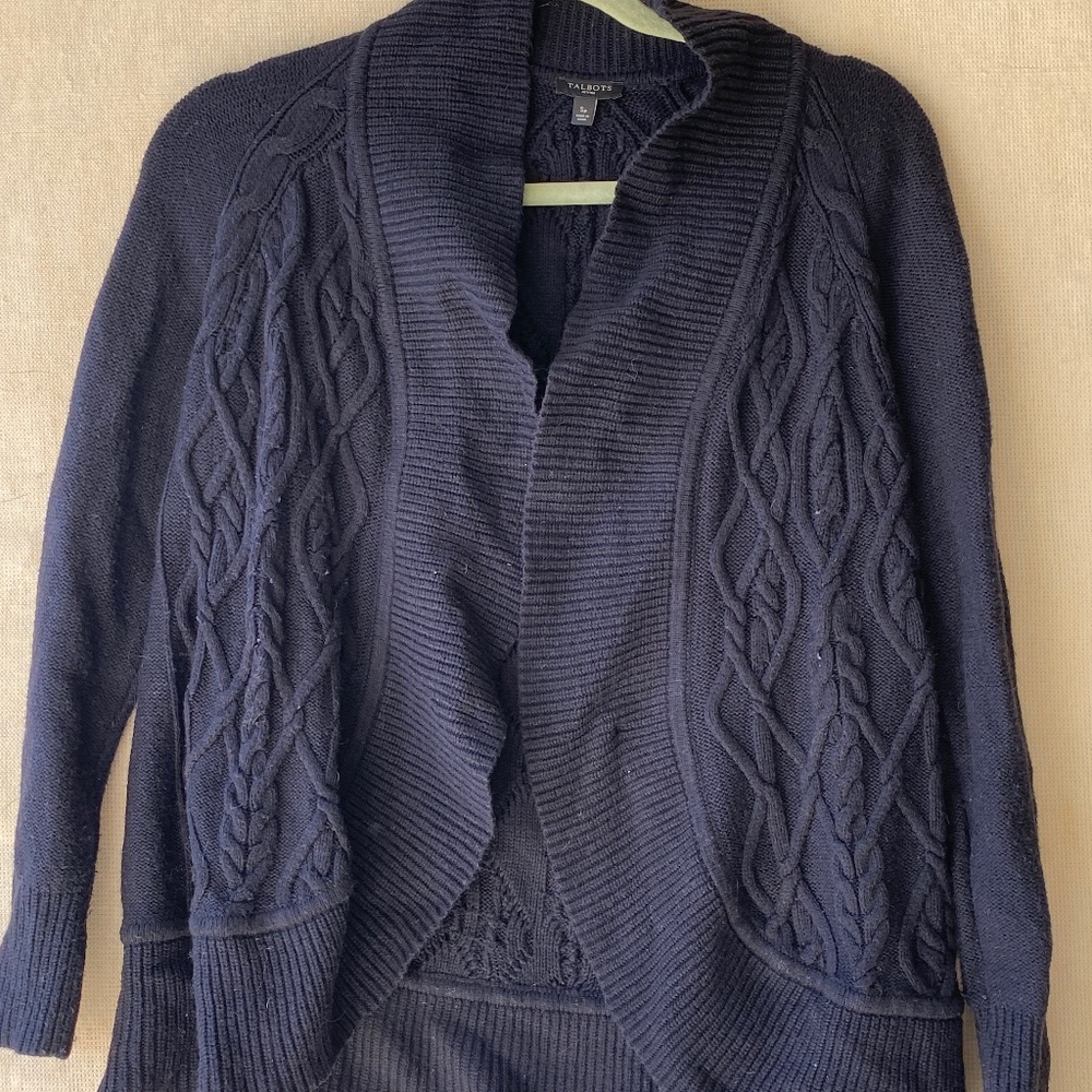 Talbots Sp Fly Away Cardigan Sweater - Gem